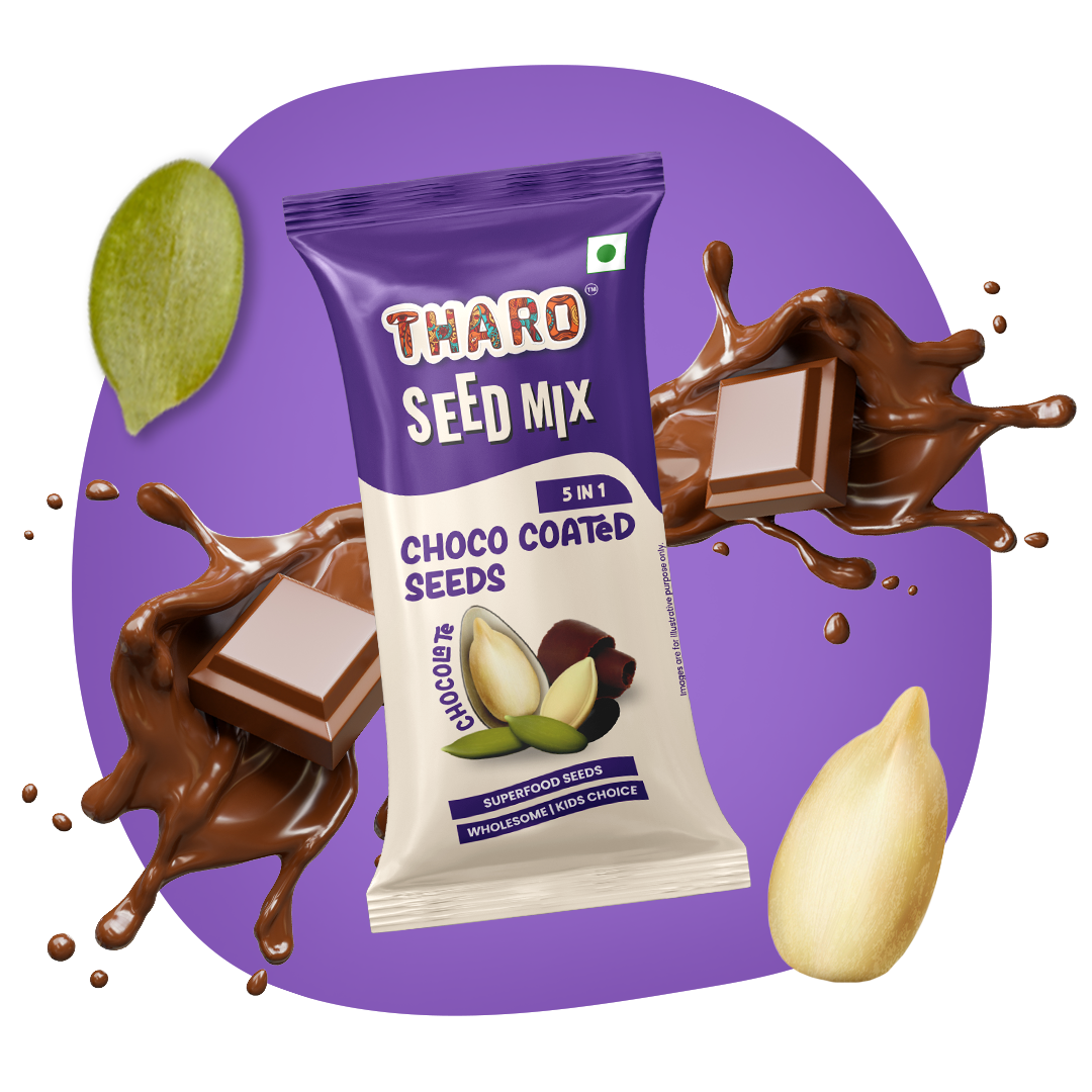 THARO Chocolate Roasted Seed Mix | Pack of 10 | 250 gms – THARO SNACKS