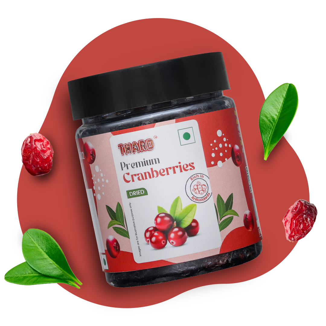 THARO Premium Dried Cranberries |100 grams – THARO SNACKS