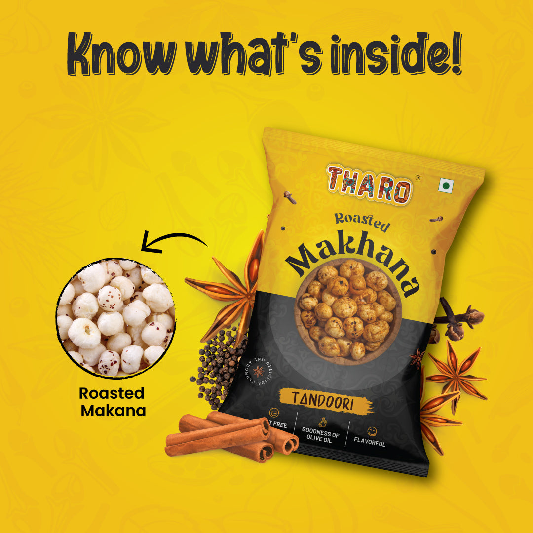 THARO Tandoori Roasted Makhana |15 gms – THARO SNACKS
