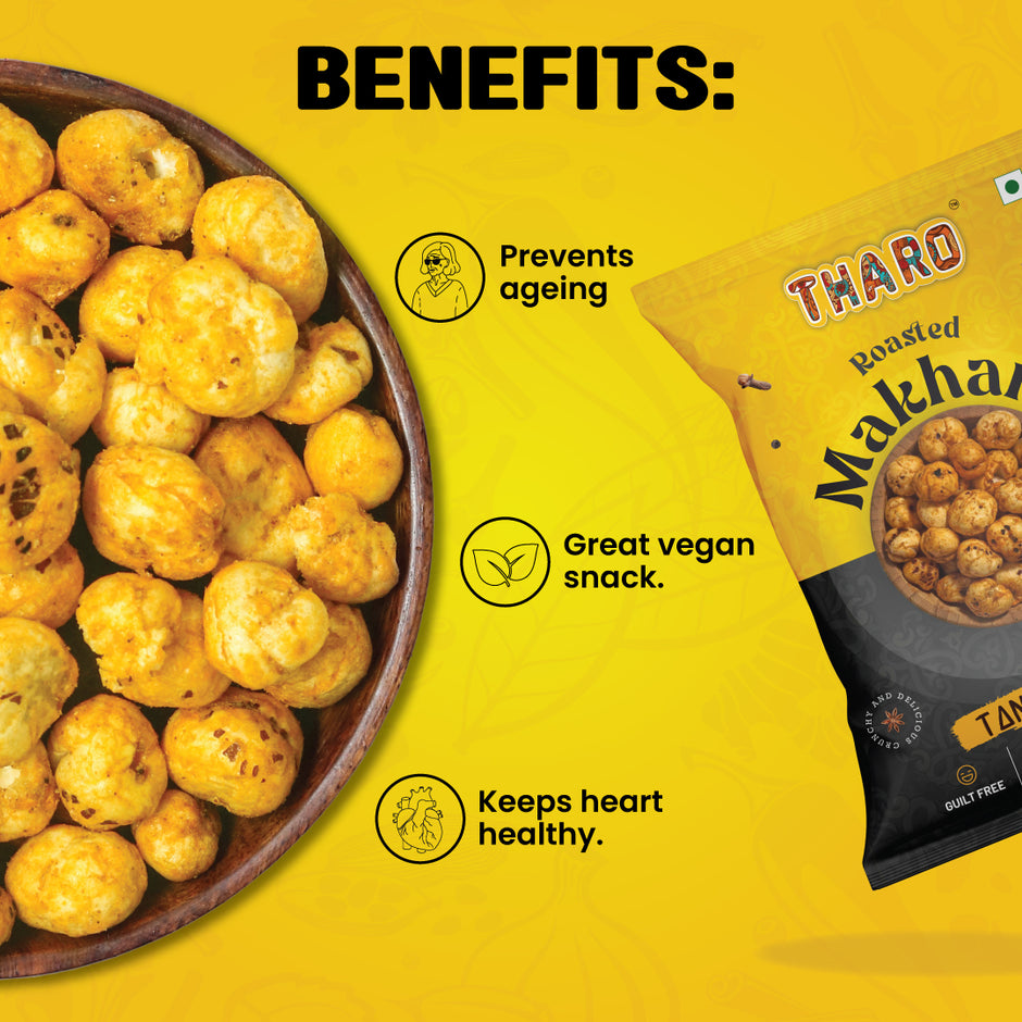 ROASTED MAKHANA – THARO SNACKS