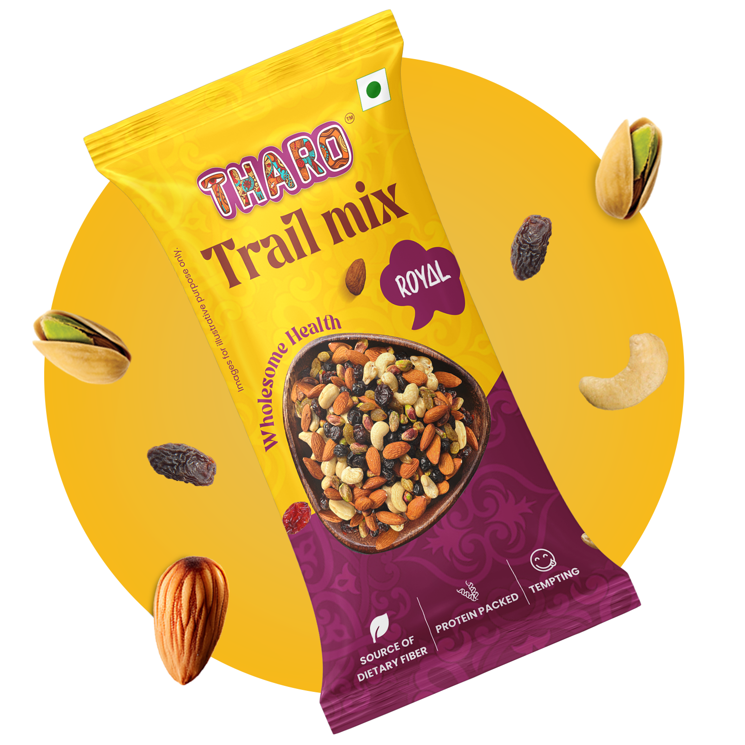 THARO Royal Roasted Trail Mix |28 gms – THARO SNACKS