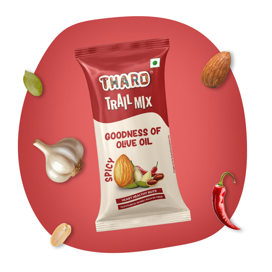 THARO Spicy Roasted Trail MIX | Pack of 10 | 300gm – THARO SNACKS